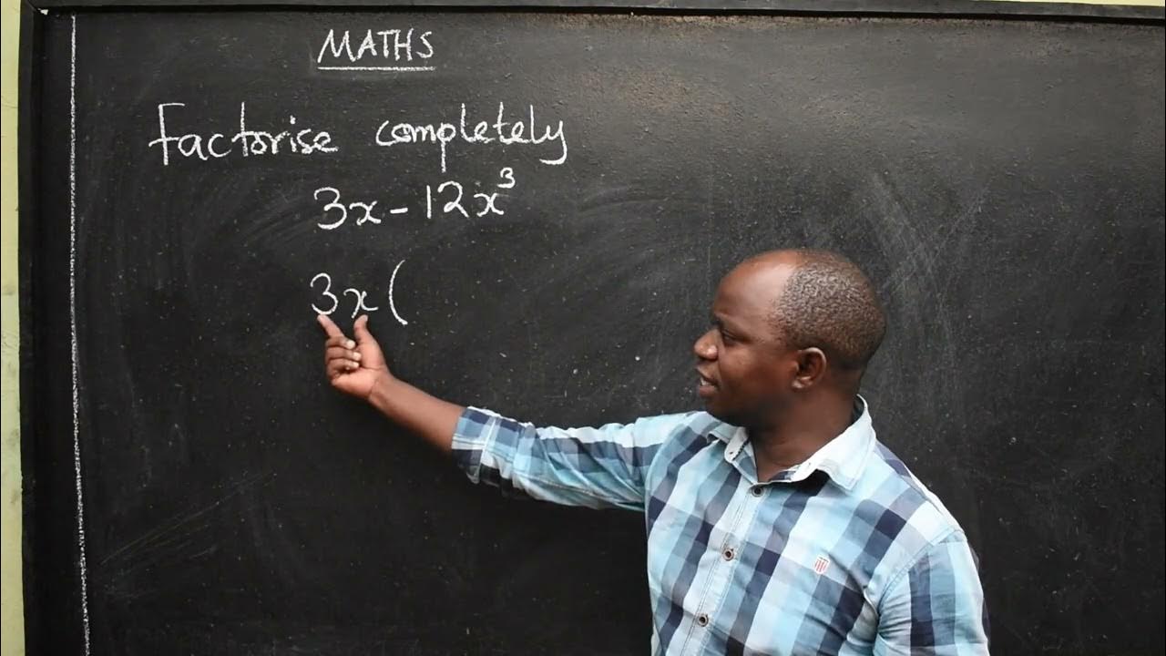 Maths Factorise Youtube