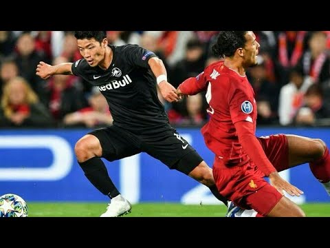 virgil vad dijk satdown by Salzburg forward (he dribbled van dijk ...