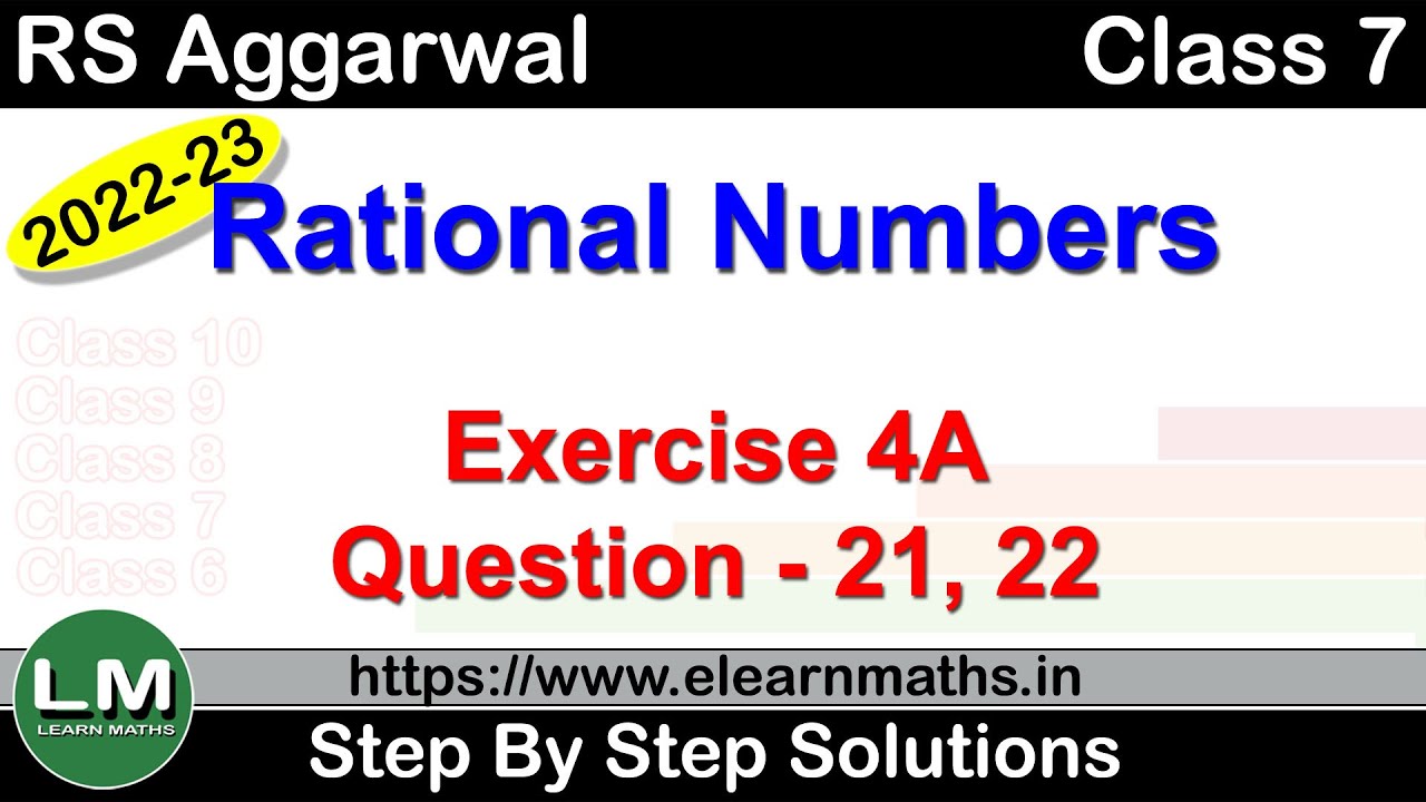 Rational Numbers Class 7 Chapter 4 Exercise 4A Question 21 22 RS rational-numbers-class-7-chapter-4-exercise-4a-question-21-22-rs
