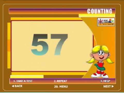 Interactive Maths for Kids - Reverse Counting 60 to 51 with Activities ...