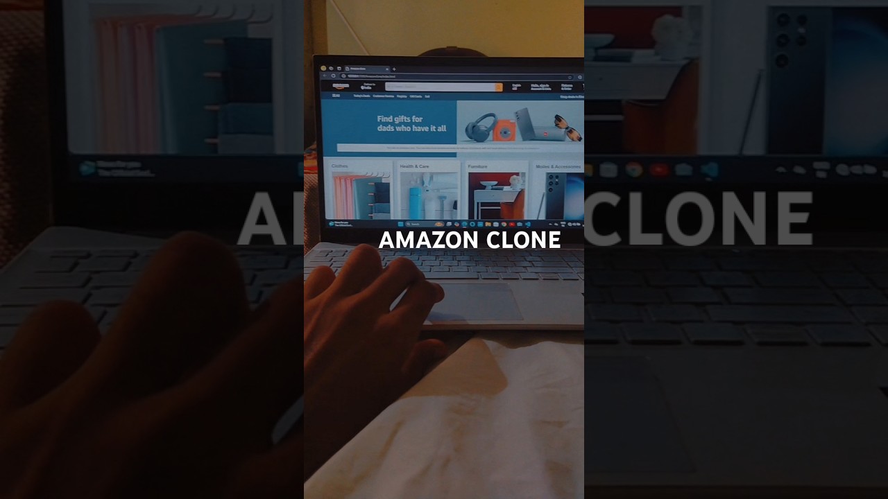 AMAZON CLONE USING HTML AND CSS #project #amazon #shorts #new - YouTube