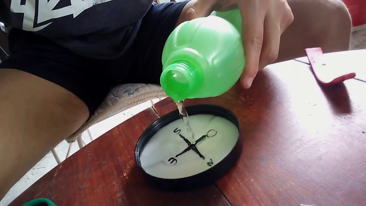 Como realizar una brújula casera(Utensilios campamentales) - YouTube