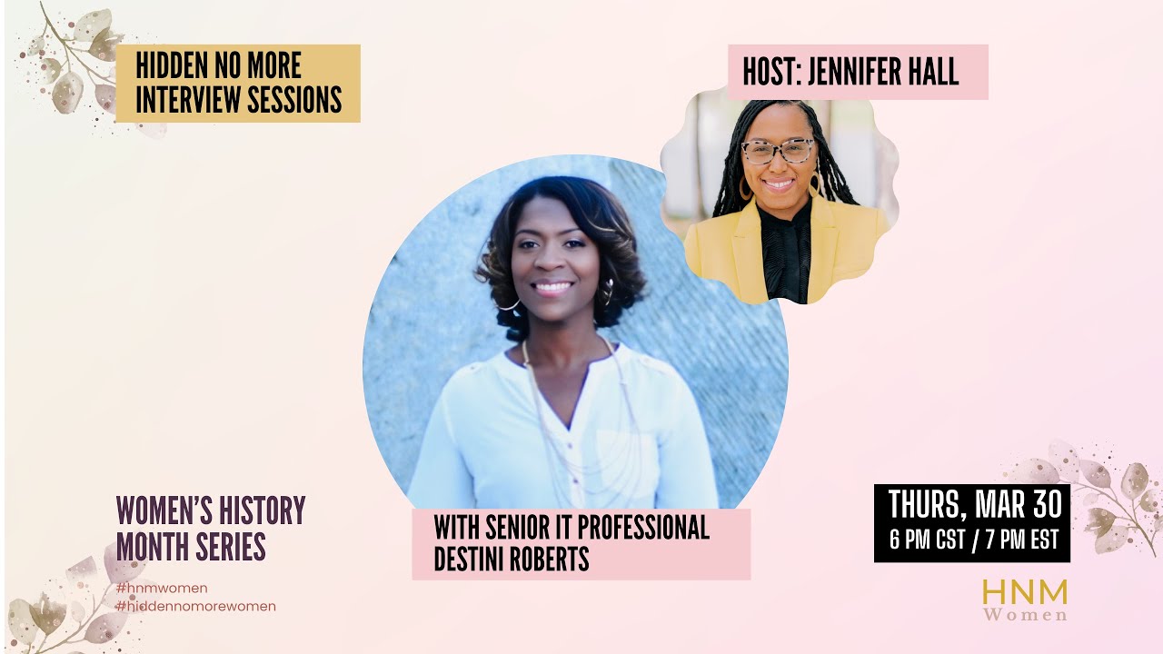 Hidden No More Women Interview Session: Destini Roberts - YouTube
