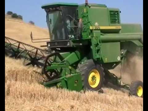 Trebbiatura 2012 con John Deere 1170 AL 4X4. - YouTube