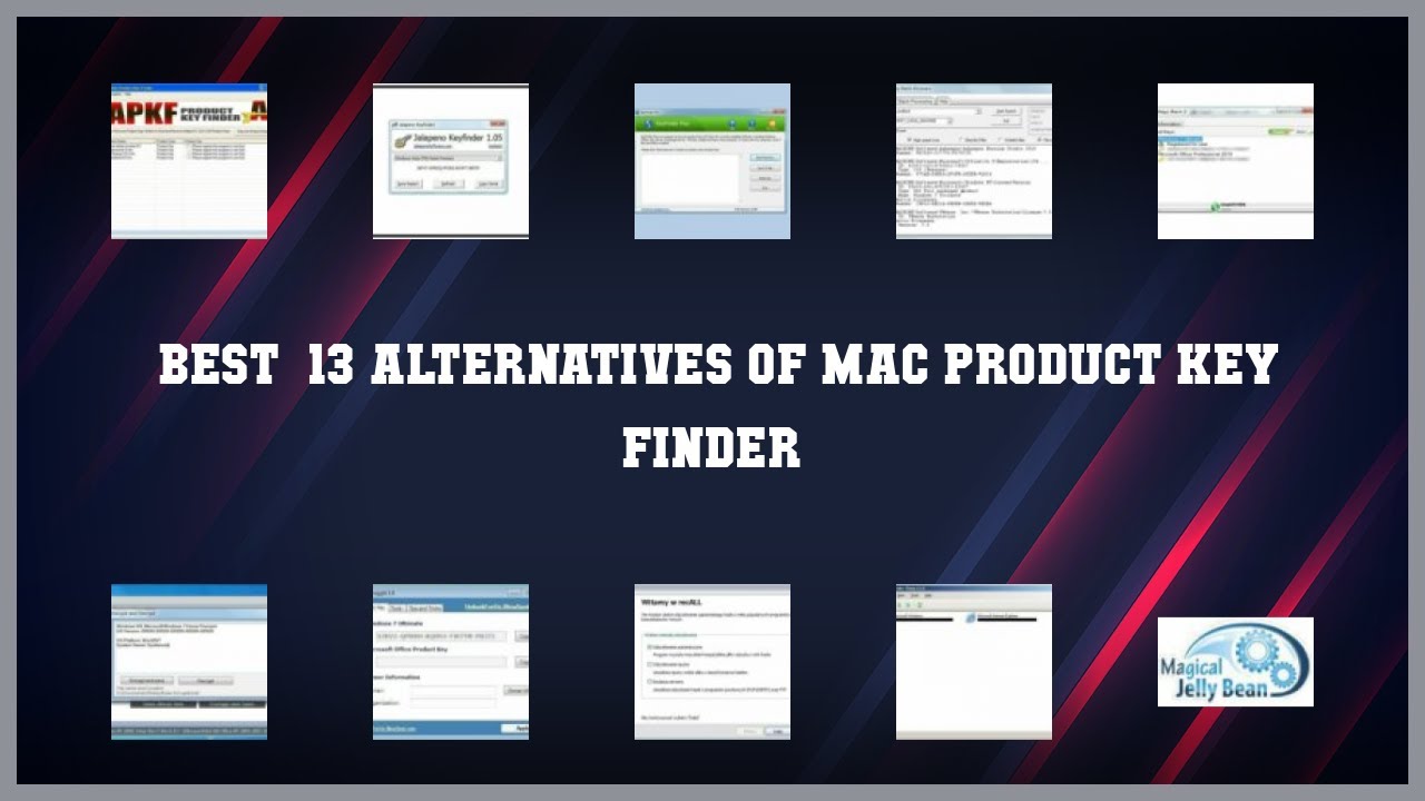 Mac Product Key Finder | Best 13 Alternatives of Mac Product Key Finder ...