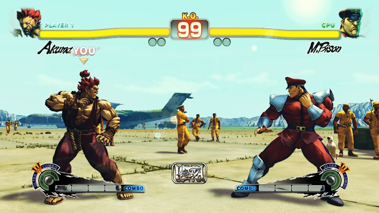 Akuma vs M.Bison (Hardest) Street Fighter 4.| Epic Battle - YouTube