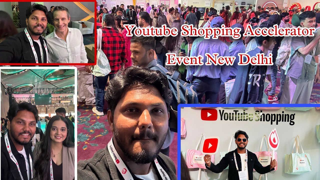 YouTube Shopping 🛍️ Accelerator Event New Delhi Full Vlog #swar_sangit ...