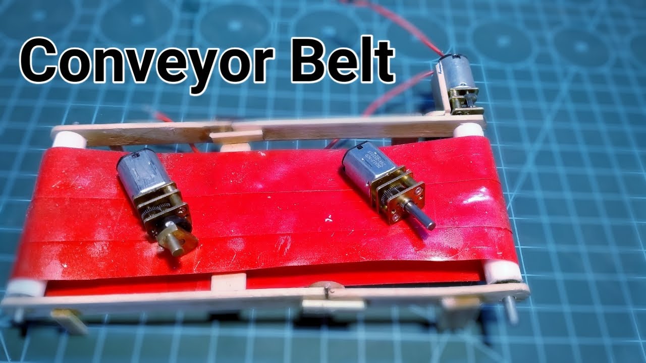 How to make Conveyor Belt at home - YouTube