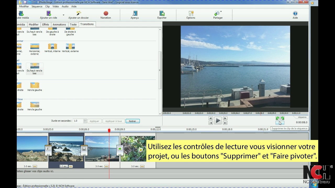 Utiliser PhotoStage et son interface - YouTube