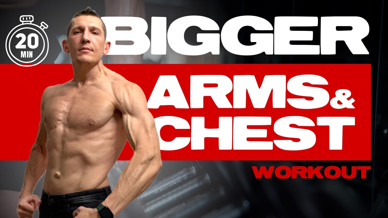 Bigger Arms & Chest at Home | Bodyweight & Jump Rope Workout 💪🏠 - YouTube