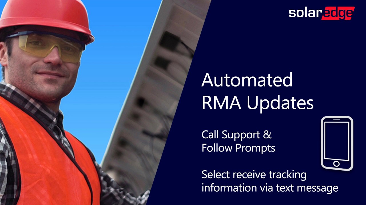 SolarEdge Support: RMA Status Check - YouTube