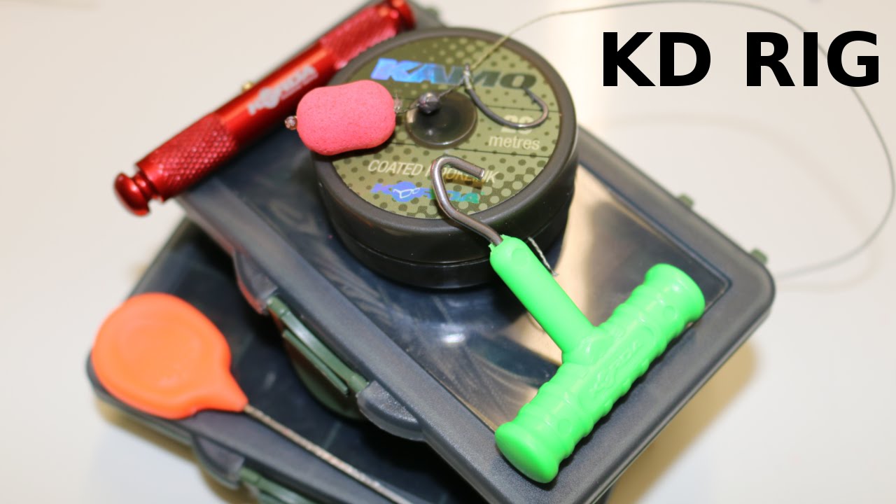 Guide Karpfenangeln - KD RIG Montage binden - YouTube