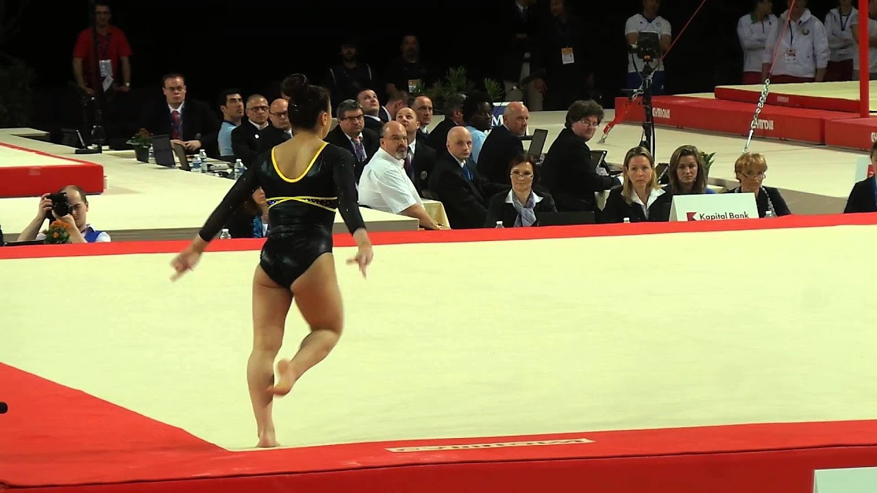 Claudia Fragapane - FX final european 2015 - YouTube