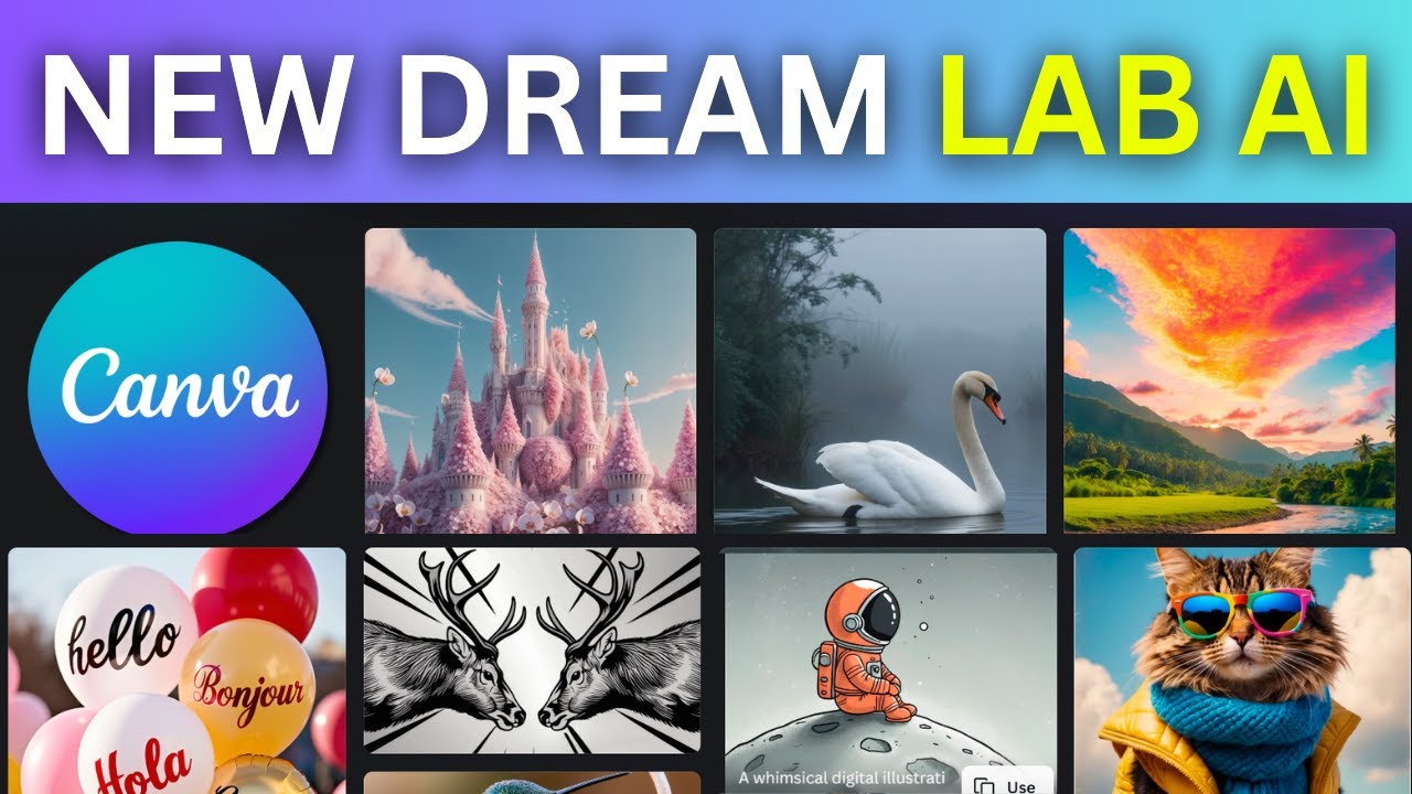 Canva Dream Lab – NEW Canva AI text to image tool! - YouTube