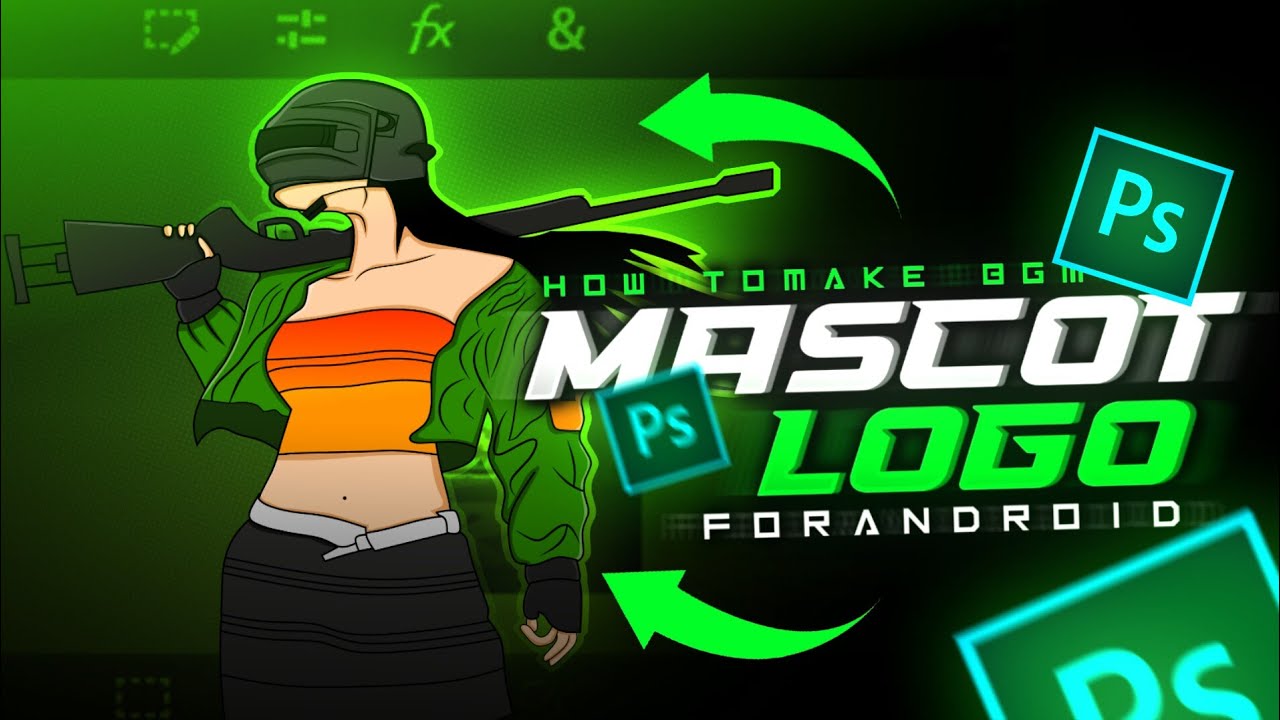 HOW TO MAKE BGMI MASCOT LOGO FOR ANDROID 🔥|MAKE AMAZING LOGO FOR ...