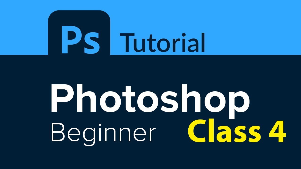 File menu l Adobe Photoshop class 4 in English - YouTube