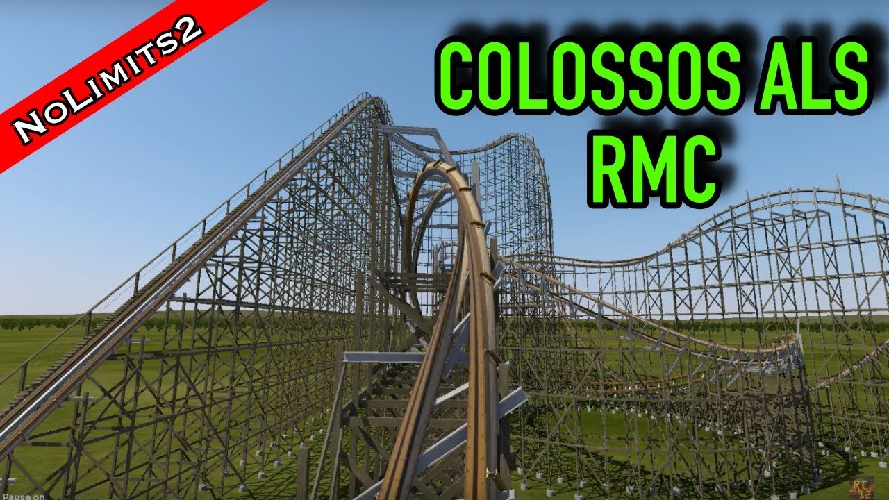 So würde COLOSSOS als RMC Hybrid Coaster aussehen - YouTube