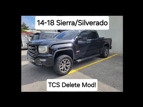 DIY: 2014-2018 Chevy Silverado & GMC Sierra TCS Delete Mod! - YouTube