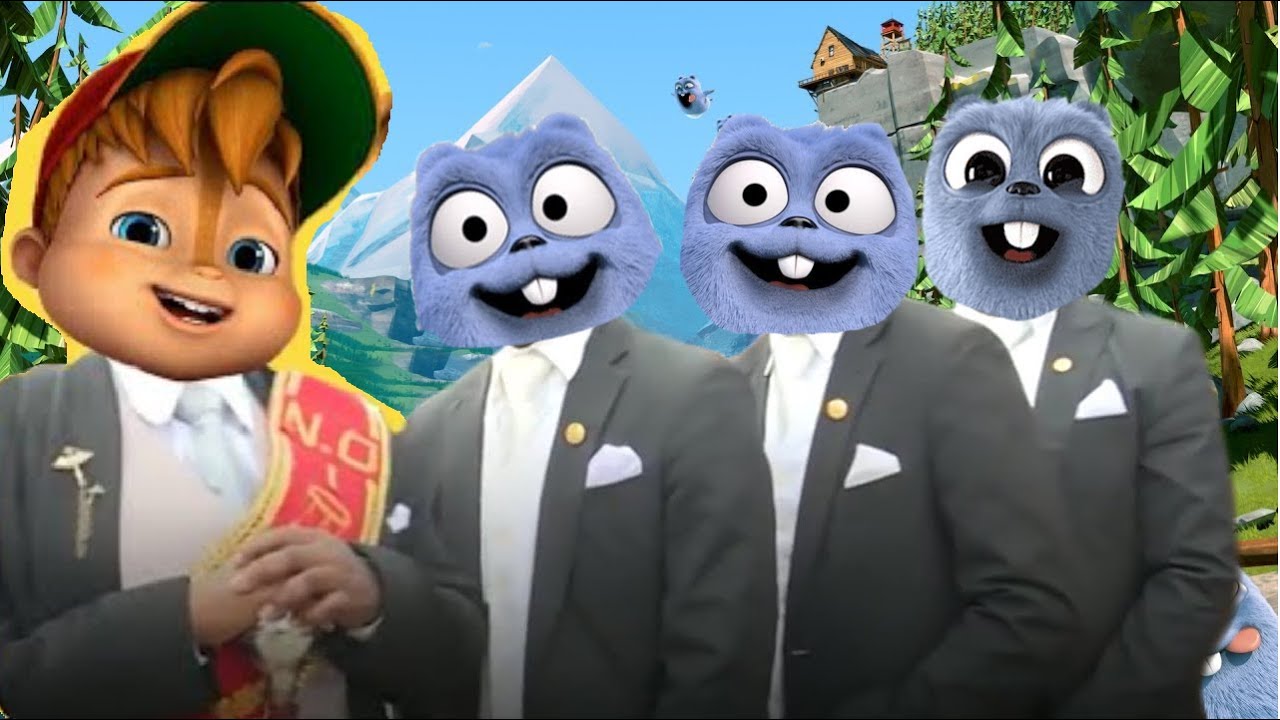 Grizzly & Les Lemmings And Alvin & The Chipmunks Meme 54-101 Mashup ...