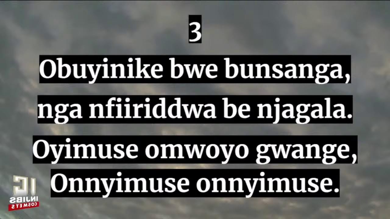 Luganda Hymns Youtube - Songs Of Praise - Church Of Uganda - Enjatula ...