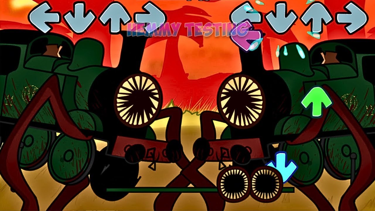 FNF Thomas and Friends ALL PHASES vs Thomas Railway Showdown Sings ...