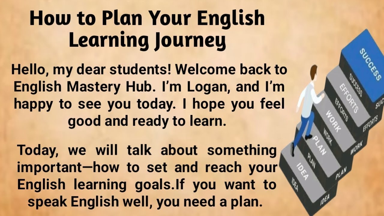 How to Plan Your English learning Journey / How I learned English / My ...