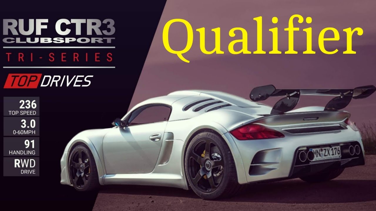 Ruf Ctr3 Clubsport Qualifier | Top Drives - YouTube
