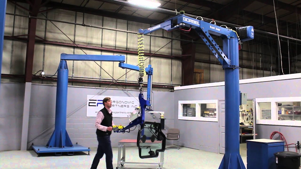 Vacuum Lifting Device for Glass Windshield Door - YouTube