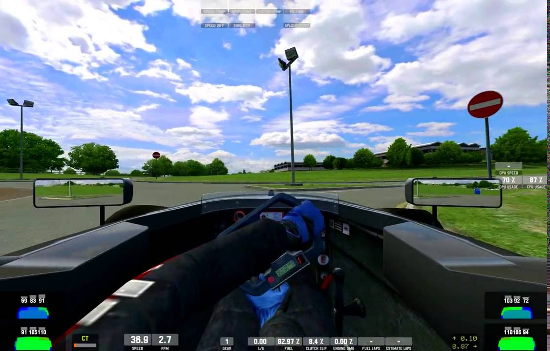 LFS - FBM Test (3L, Twin turbo, RWD) - YouTube
