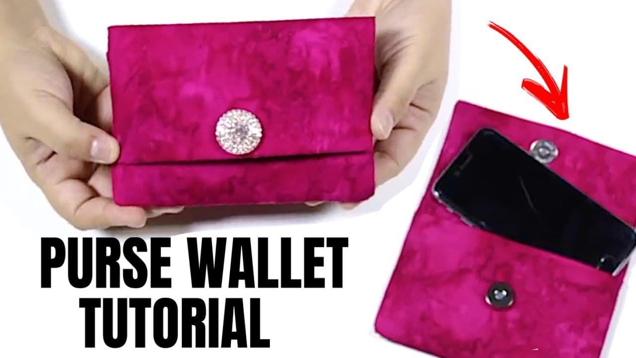 DIY Purse Wallet Tutorial - YouTube