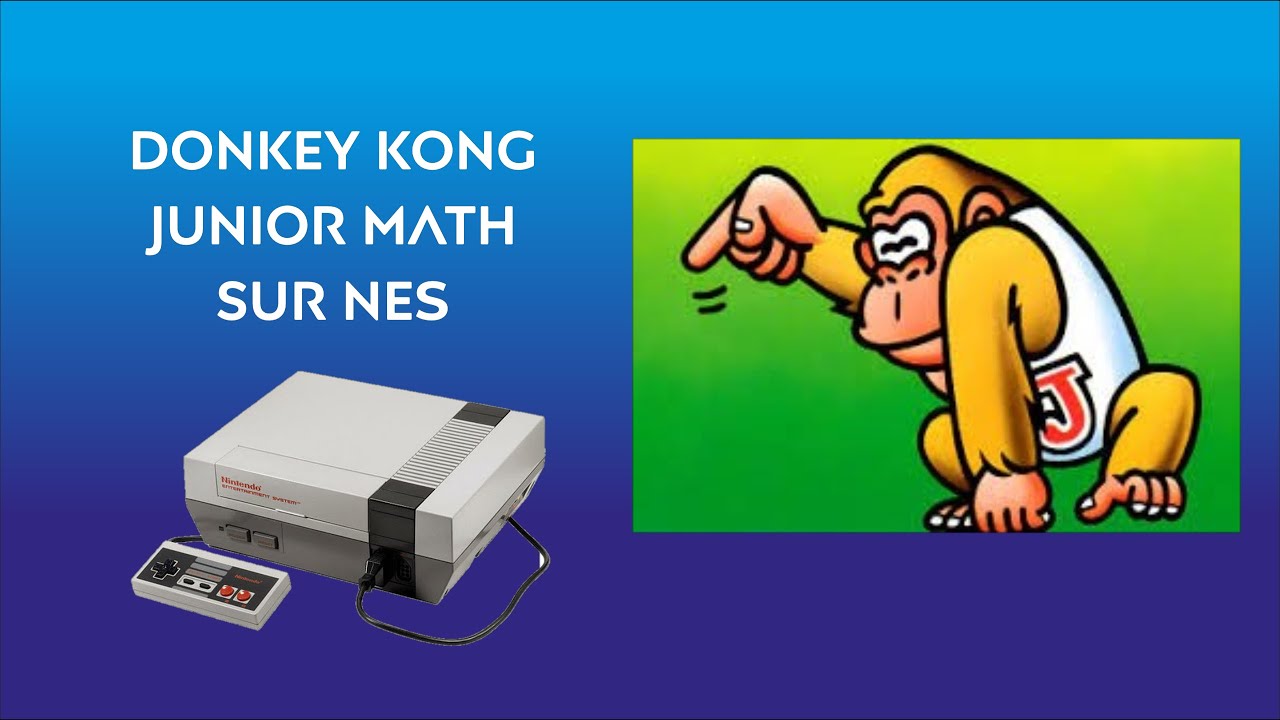 donkey kong junior math - YouTube