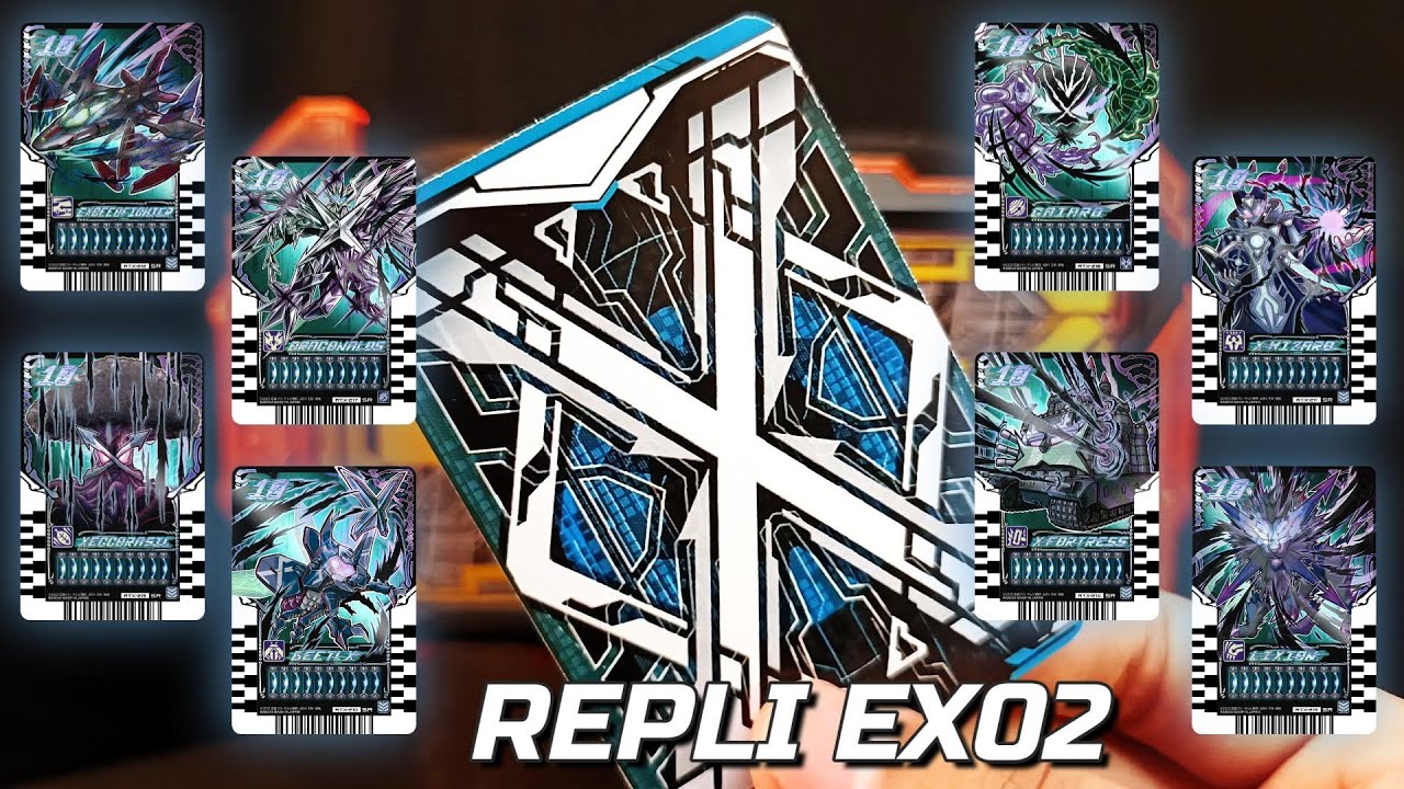 ALL REPLI RIDE CHEMY CARD PHASE : EX02 | Kamen Rider Gotchard 仮面ライダーガッ ...