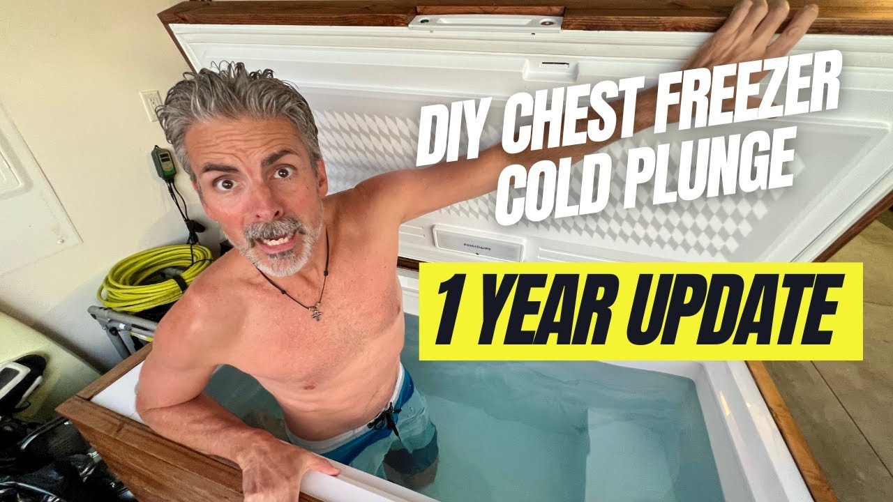 DIY Chest Freezer Cold Plunge - 1 Year Update - YouTube