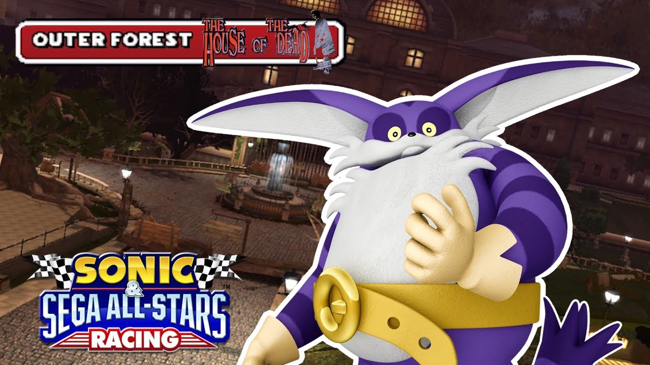Sonic and SEGA All Stars Racing - Outer Forest Big the Cat - YouTube