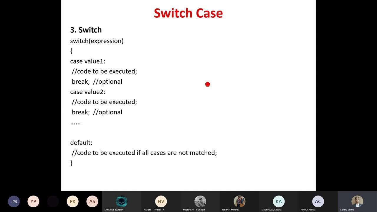 L6- Conditional and Looping Statements-1 - YouTube