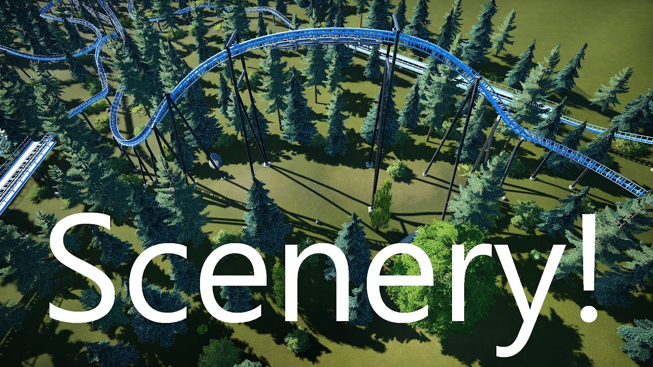 Scenery And More | VECTOR Land Part 37 | Planet Coaster Modded - YouTube