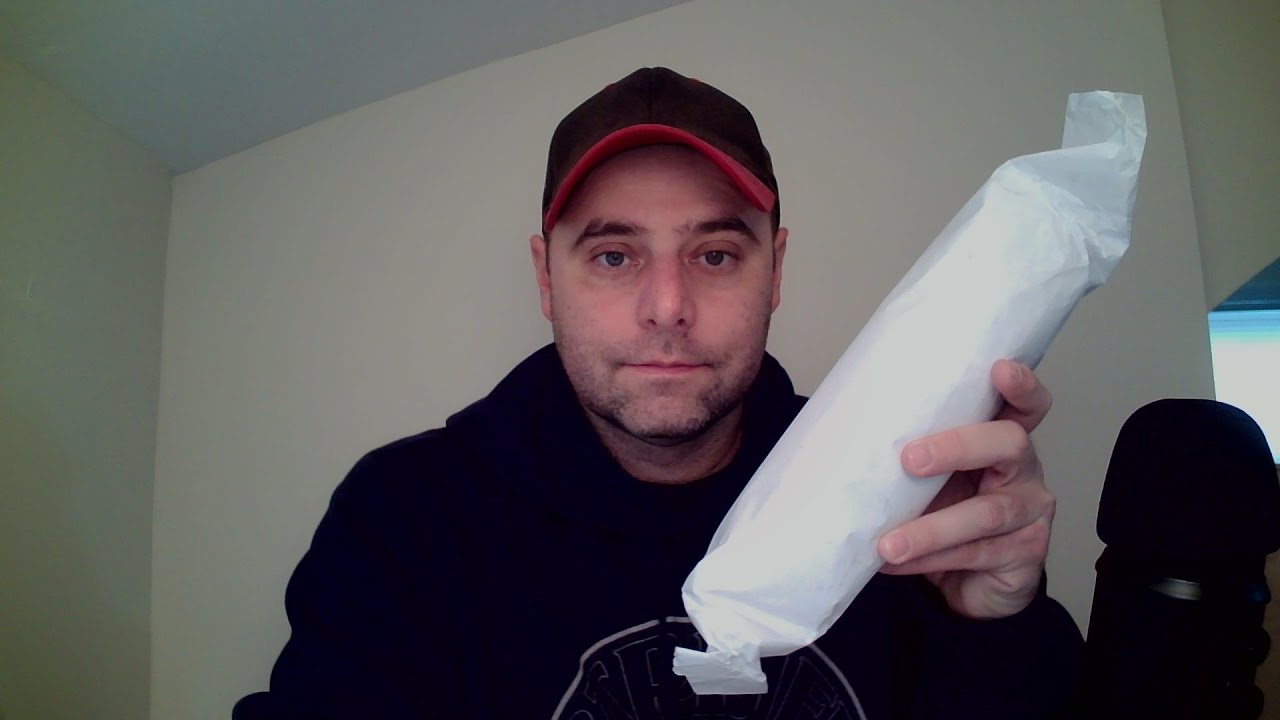 ASMR Eating A Chicken Cutlet Hero - YouTube