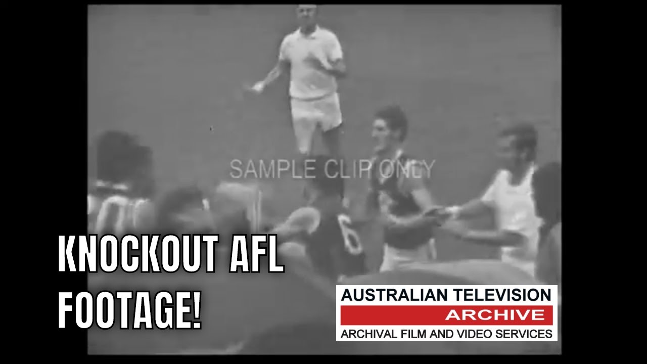 Early AFL Football 16mm Footage from the 1960s - Intense and Punchy ...