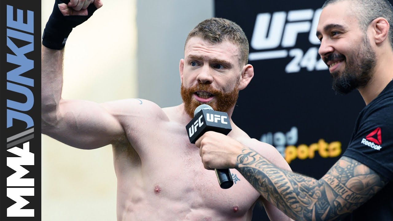 Paul Felder open workouts interview at UFC 242 - YouTube