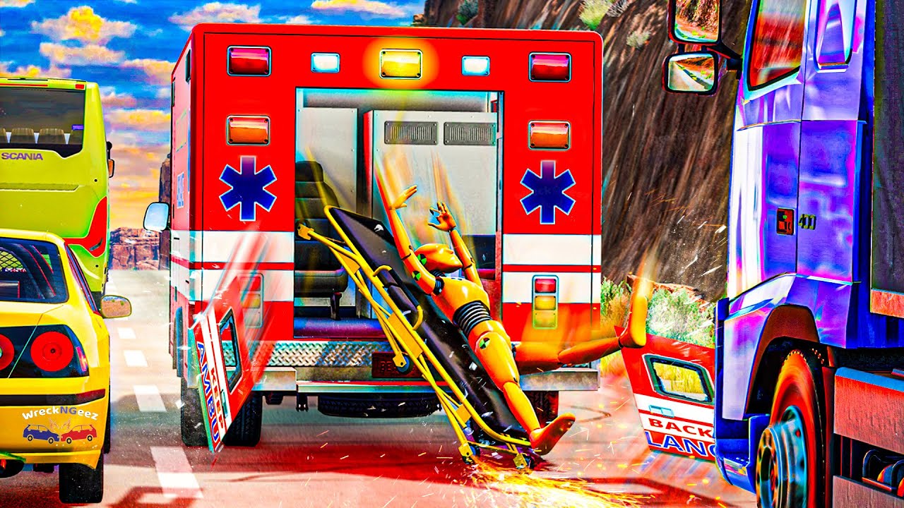 Realistic Cars And Trucks Mechanical Failure Crashes #01 | BeamNG.Drive ...