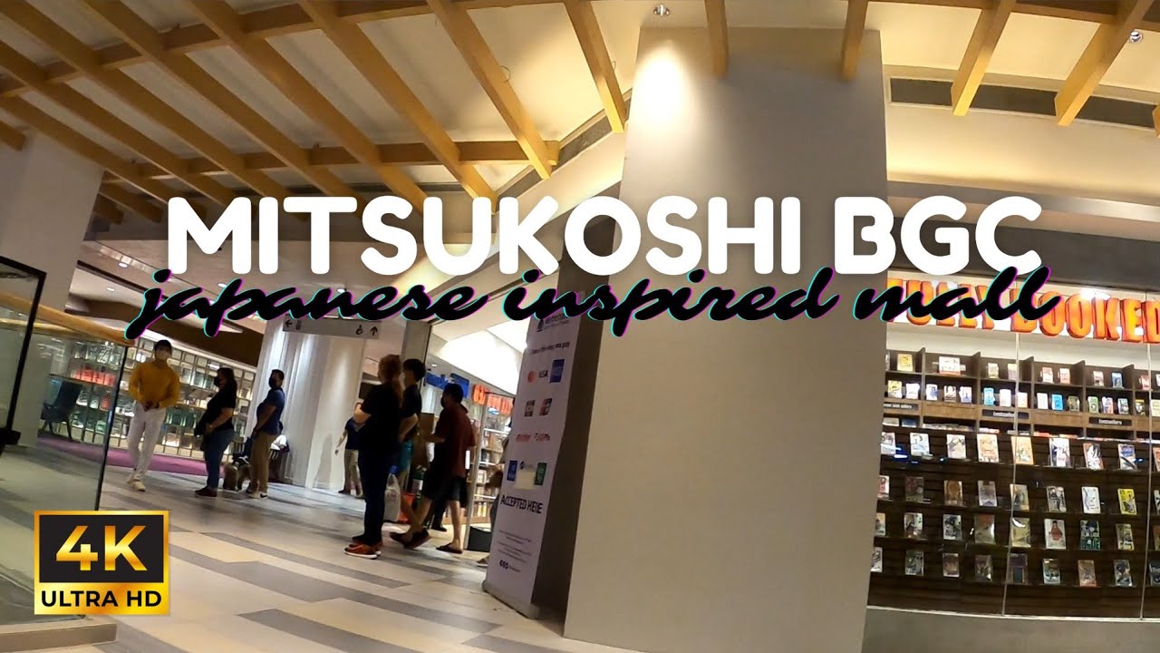 BGC 🇵🇭 MITSUKOSHI MALL [ 4K ] WALK TOUR - YouTube