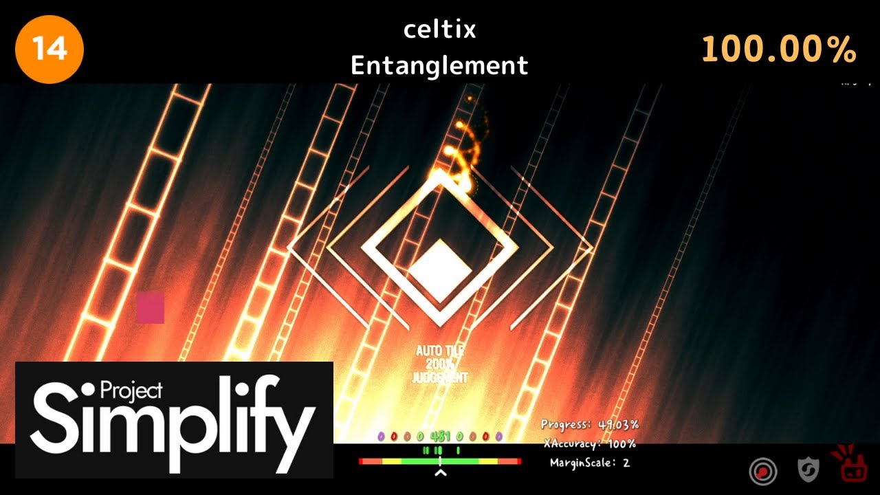 【PP】[ADOFAI Custom Play] #13 celtix - Entanglement (Map by HanB & RinkiRin) - YouTube