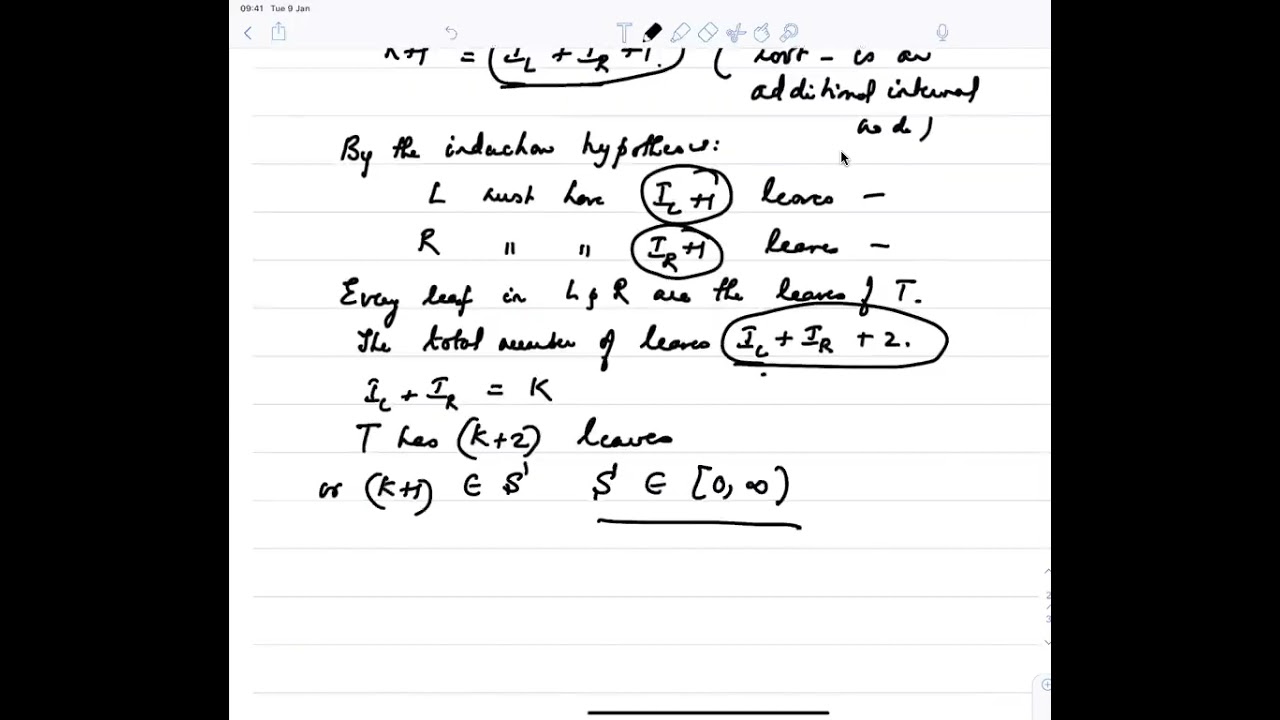 Cs2700 Programming And Data Structures Lec 41 Properties Of Full Binary Trees Part 1 Youtube
