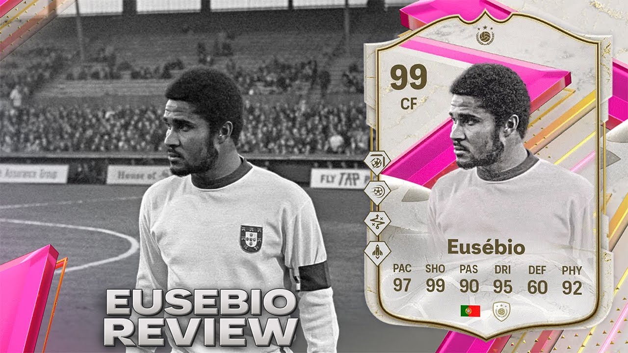 ¿EL MEJOR DELANTERO DEL JUEGO? 🤔 99 EUSEBIO EA FC 24 ICONO FUTTIES SBC REVIEW - YouTube