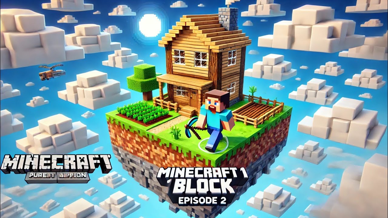 One block (#2) MINECRAFT GAME PLAY VIDEO 😈 - YouTube