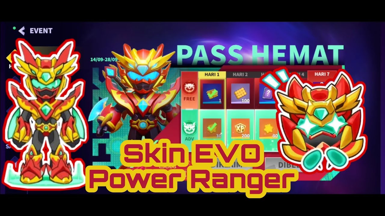 Bocoran Skin Mirip "Power Ranger"!!! Skin "EVO" Terbaru + Emot Keren ...