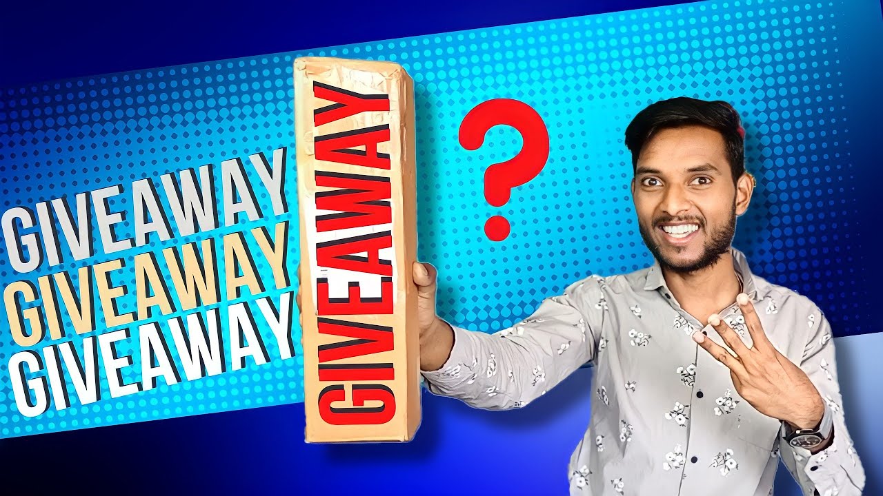 First Giveaway 🥳 For My First Unboxing Video | 3 Surprise Giveaway ...