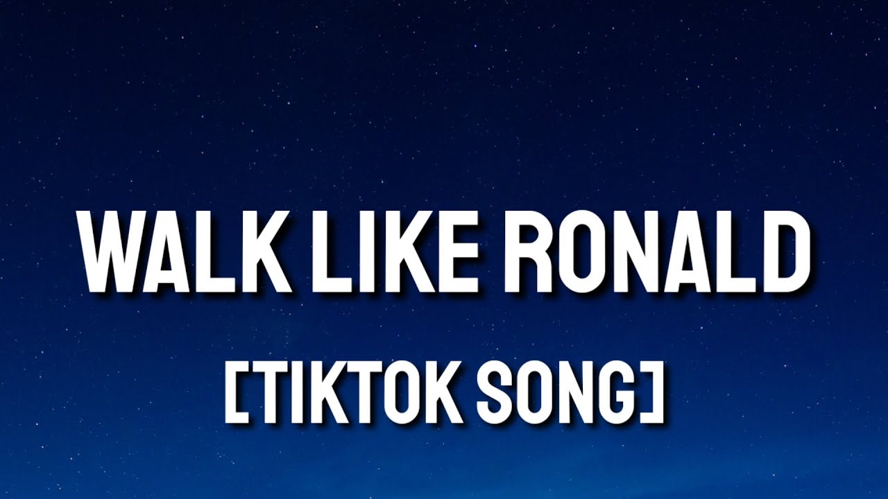 Hot Boy Ronald - Walk Like Ronald [Tiktok Song] | Shoot Your Guns in The Air - YouTube