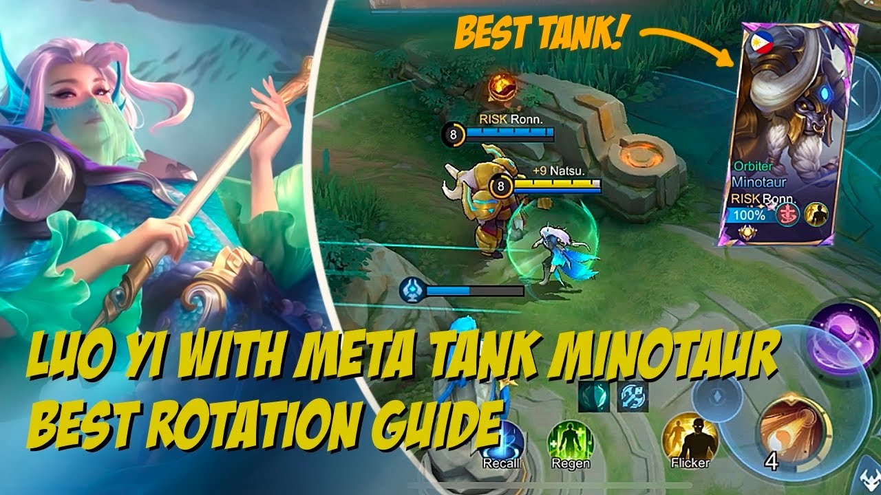 📚 LUO YI WITH META TANK ROTATION GUIDE - MOBILE LEGENDS - YouTube