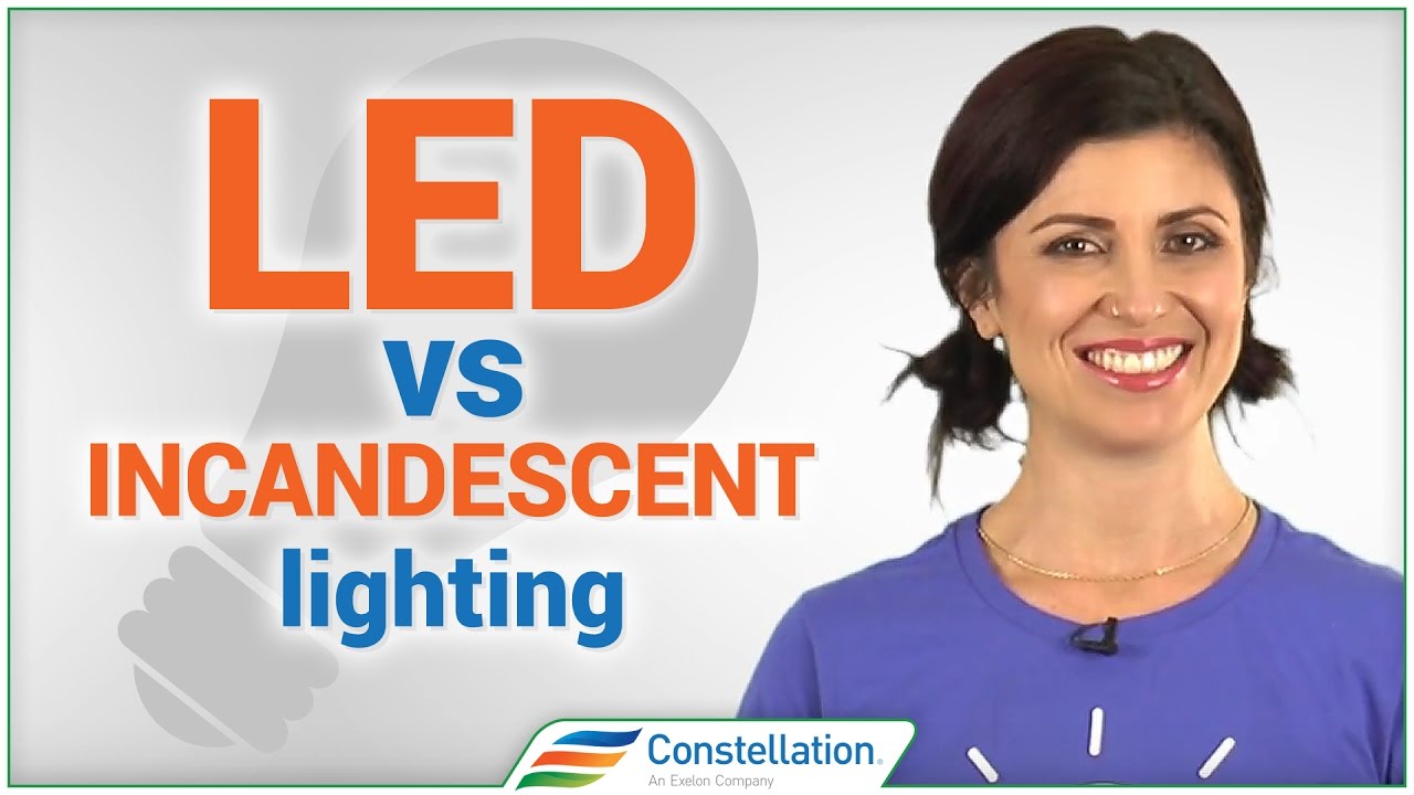 What Is The Difference Between LED and Incandescent Lighting - YouTube
